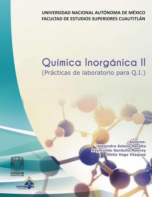 Manual Quimica inorganica II complejos | Jorge Tunaroza | uDocz