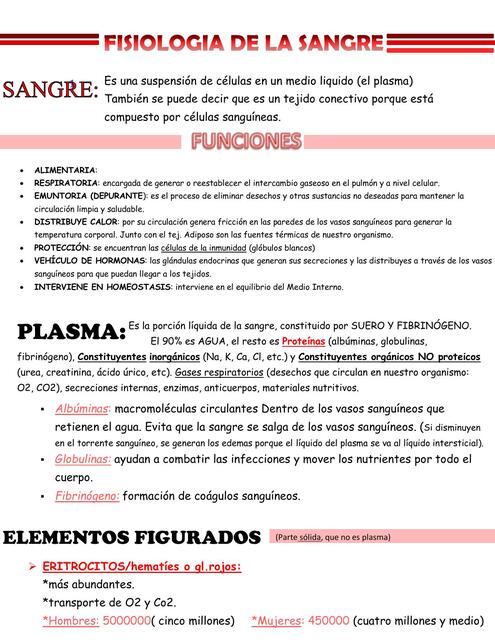 fisiologia de la sangre | Romina | uDocz