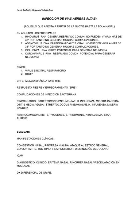 INFECTOLOGIA 2DO PARCIAL DR AZUA | dreamicine | uDocz