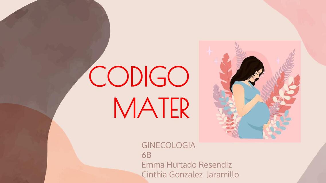 CODIGO MATER | Cinthia González Jaramillo | uDocz