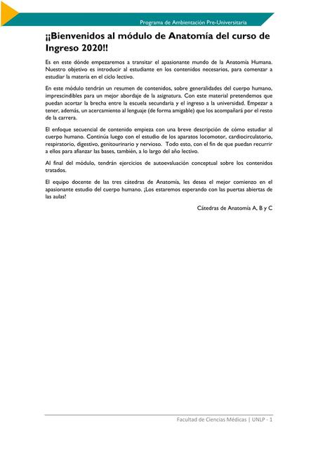 Módulo De Anatomía Renzo Udocz