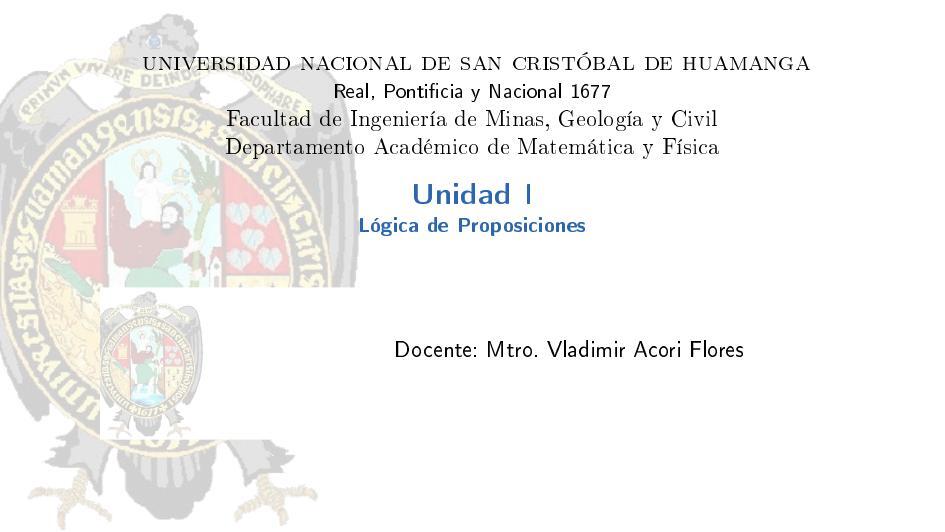 Lógica de proposiciones | Âłďâîř | uDocz