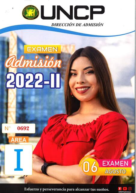 EXAMEN UNCP II ÁREA I | DANIEL | uDocz