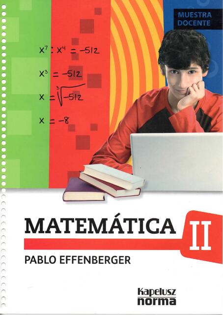 Matemática II Muestra docente Pablo Effenberger Ka | DANIEL | uDocz