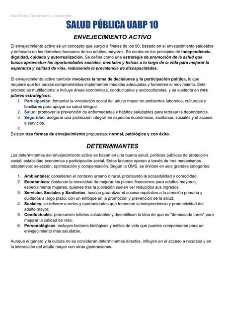 SALUD PÚBLICA UABP 10 CyD | Ana | uDocz