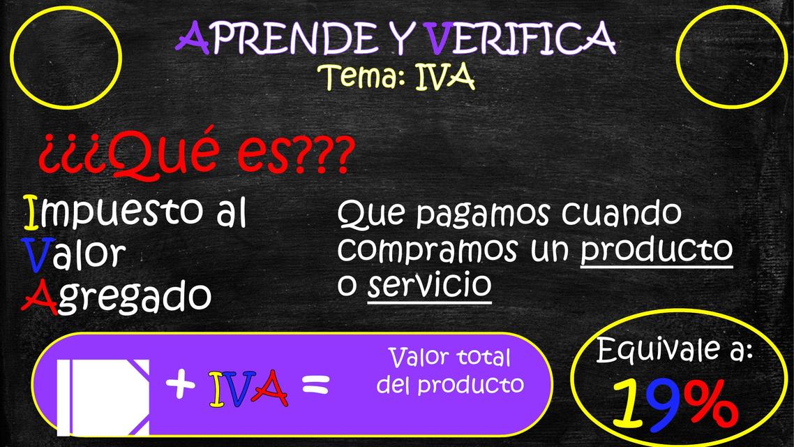 Plantilla PPT conceptos del Iva en Colombia | María Paula Gutiérrez ...