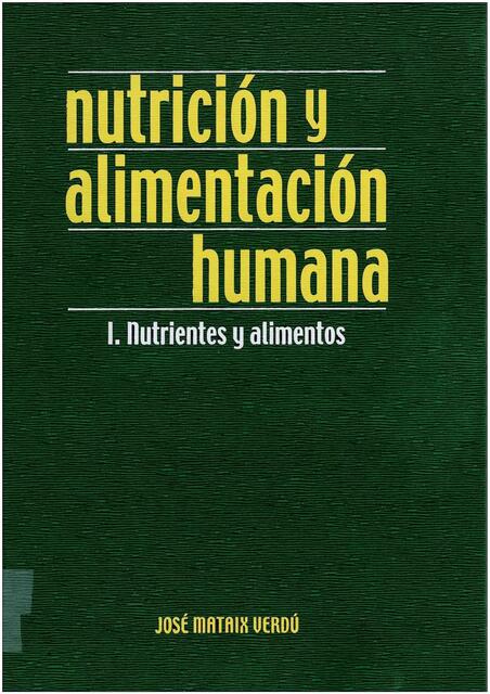 pdfcoffee com nutricion y alimentacion humana mata | JulioPalacios | uDocz
