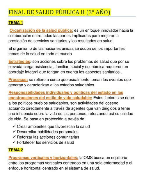 Salud Publica 2 FINAL1 | Sab | uDocz