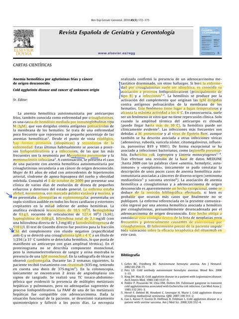 Anemia hemolitica autoinmune | Mizonamédica | uDocz Anemia hemolitica autoinmune | Mizonamédica | uDocz