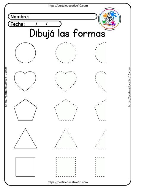 Cuadernillo Creativo Trazos Y Colores De Figuras G Karla Udocz