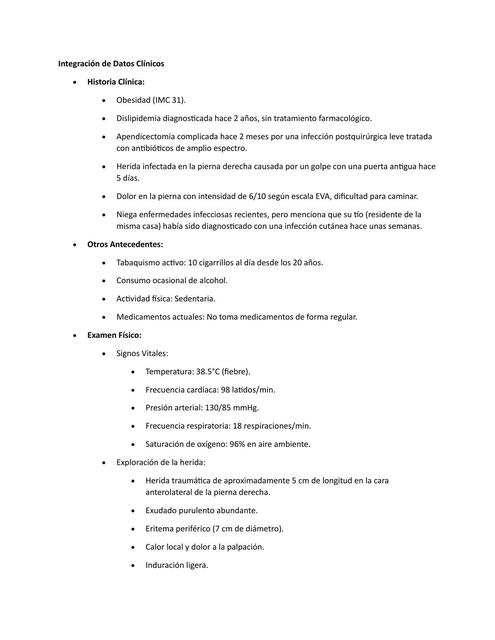 Doc7 docx cuadro clinico 1 pdf explicado | Brayan Ismael | uDocz