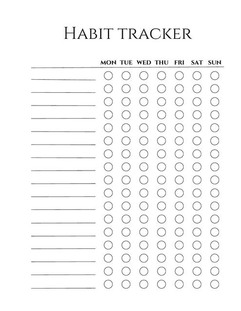 Habit Tracker Journal | Kasey De La Cruz | uDocz