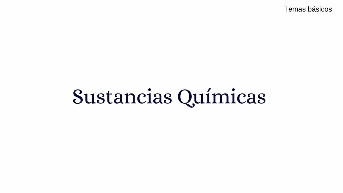 1 1 Sustancias químicas UNAM | Oscar | uDocz