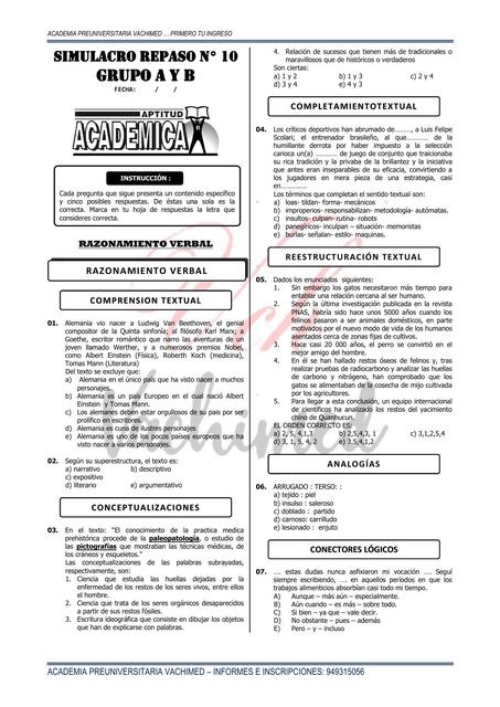 SIM A REPASO 10 | DANIEL | uDocz