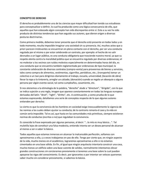 CONCEPTO DE DERECHO | Ana Gisela Mercado | uDocz