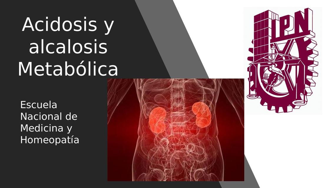 Acidosis y Alcalosis Metabólica | Medicine226 | uDocz