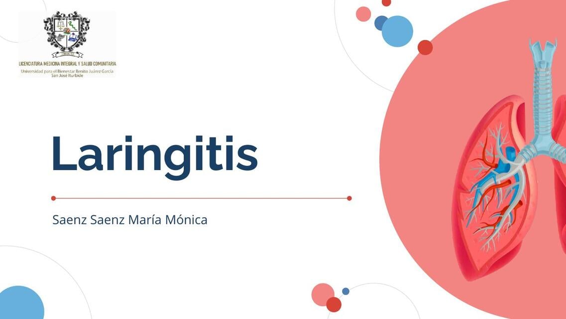 LARINGITIS | Moni Saenz | uDocz