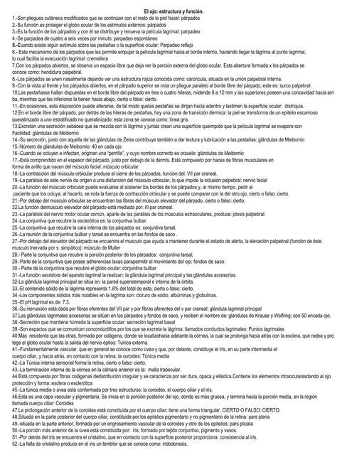 RESUMEN PRIMER PARCIAL OFTALMO | Laura Selene Barraza Hernandez | uDocz