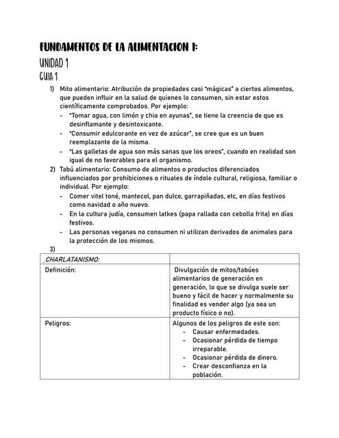 Funda. de la Alimentacion | uDocz