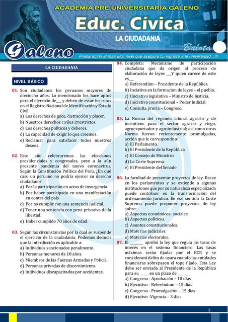 SEMANA 3 LA CIUDADANIA | zunmi | uDocz