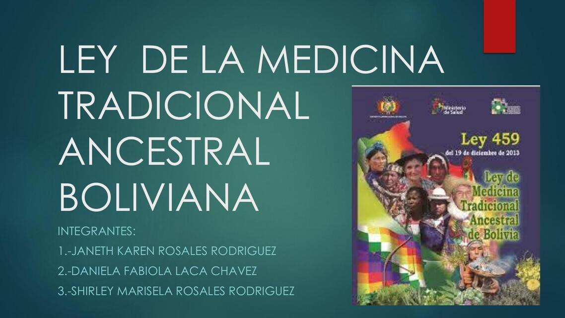 Flashcards de Ley medicina tradicional ancestral | Por Karen | uDocz