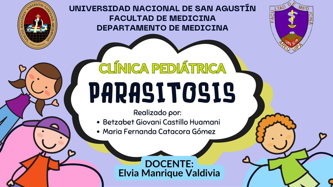 Parasitosis en pediatría | Logan | uDocz