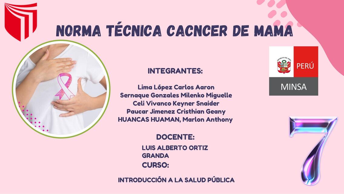 CANCER DE MAMA | Marlon Huancas Huaman | uDocz