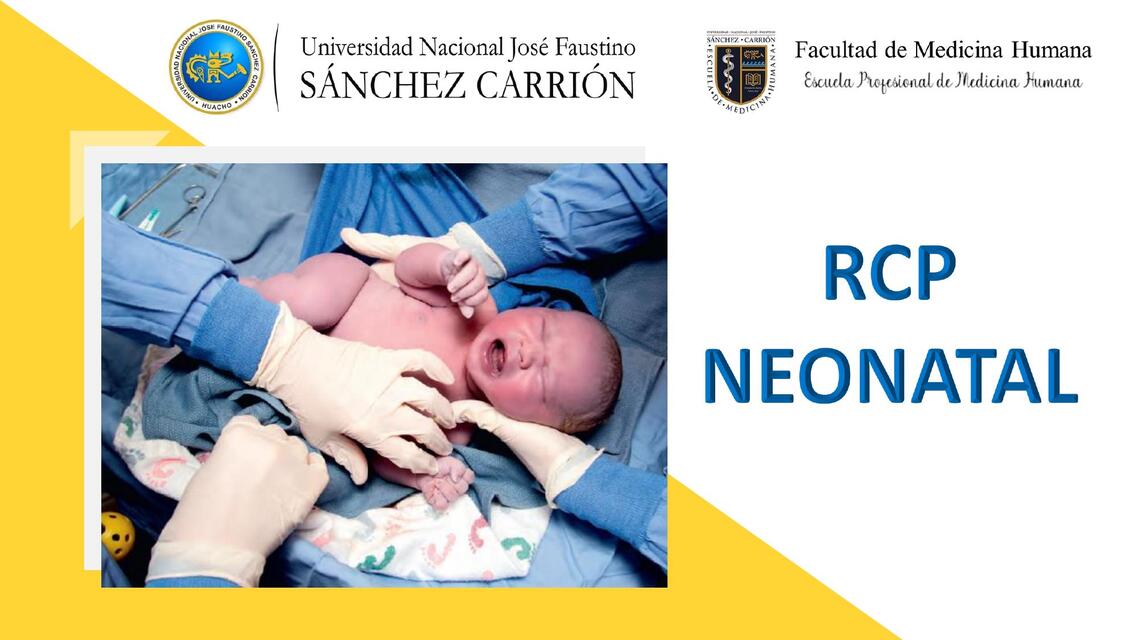 RCP NEONATAL | Apuntes Medicos | uDocz