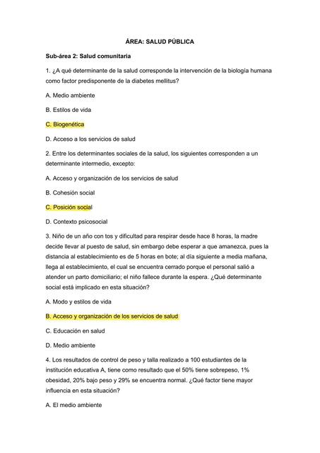 BALOTARIO SALUD PUBLICA RESULTO | Frank | uDocz