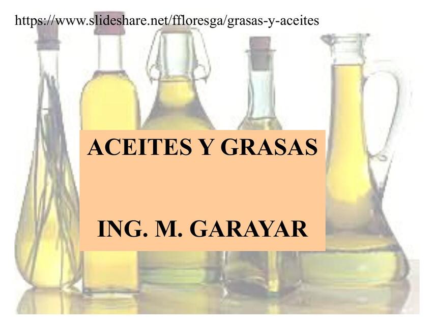 Aceites y Grasas 1 4 ppt | Study Ingenieros | uDocz