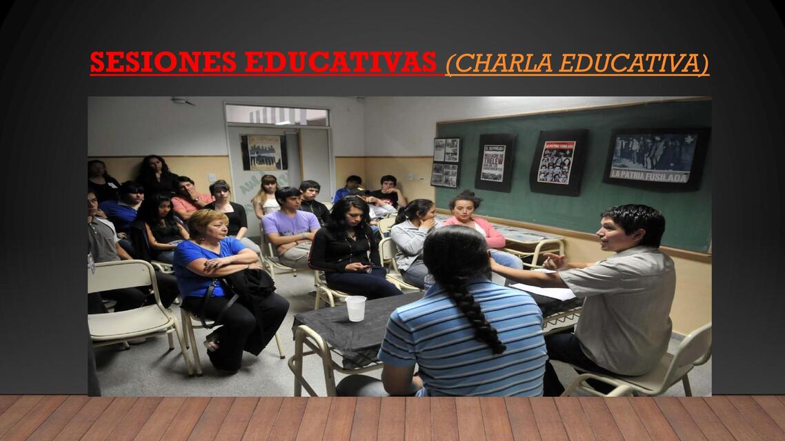 Sesiones educativas charla educativa | Yesenia | uDocz