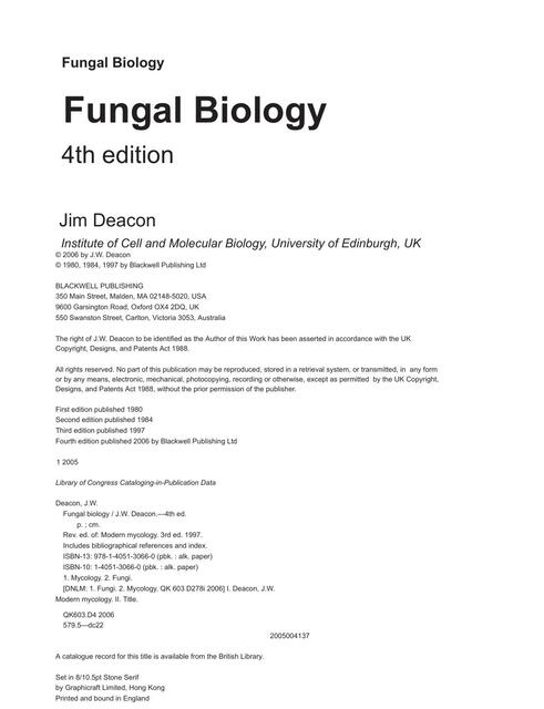 fungal biology | laura | uDocz
