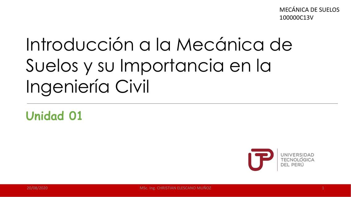Introducción a la Mecánica de Suelos y su Importancia en la Ingeniería Civil