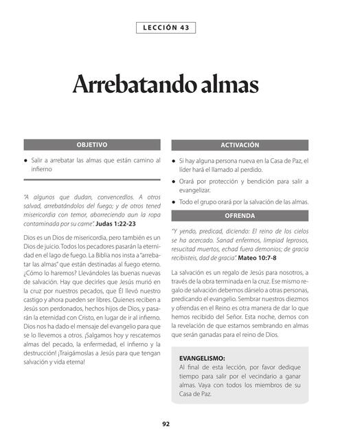 10 30 24 Arrebatando almas | Clarimar | uDocz
