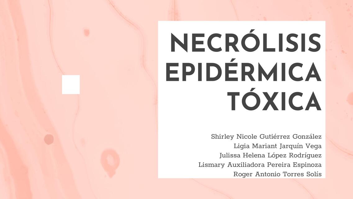 Flashcards de Necrólisis Epidérmica Tóxica (NET) | Por Julissa | uDocz