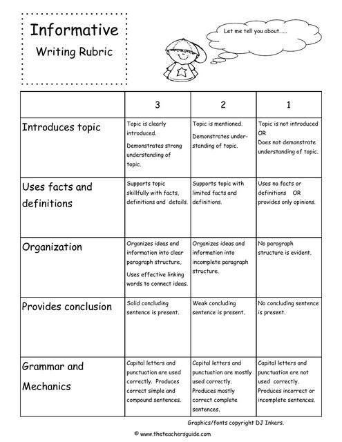 writing rubric dialogue | Ericka | uDocz