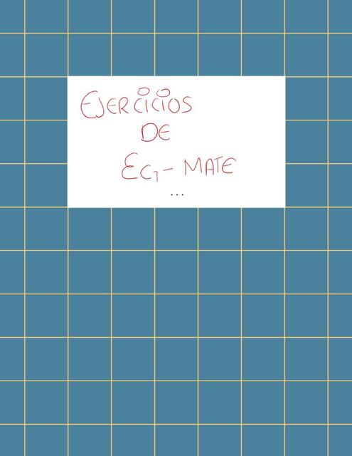 Ec1 de mate | Nicole | uDocz