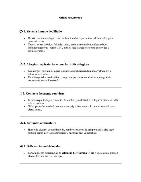 Gripas recurrentes | Luis Díaz Hernández | uDocz