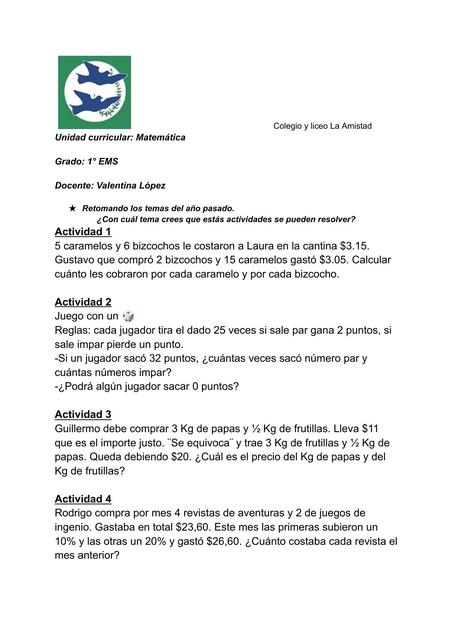 Módulo introductorio 1EMS | Sofia | uDocz