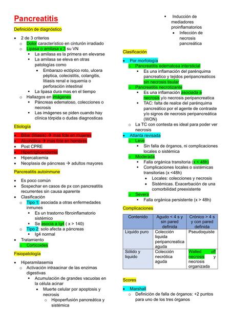 PANCREATITIS | Fernando Jose | uDocz