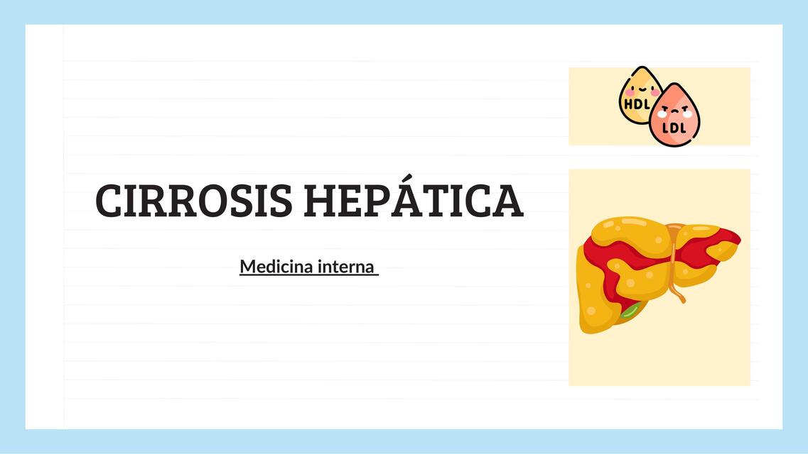 CIRROSIS HEPATICA | Isabella | uDocz
