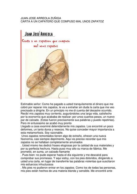 CUENTO DE JOSE ARREOLA | Ángeles | uDocz