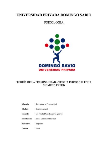 SOSSA DURAN NEIL CARATULA | Neil | uDocz