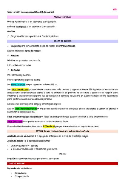 Intervención Músculo esquelético ayudas tecnicas | Jennifer Campos ...