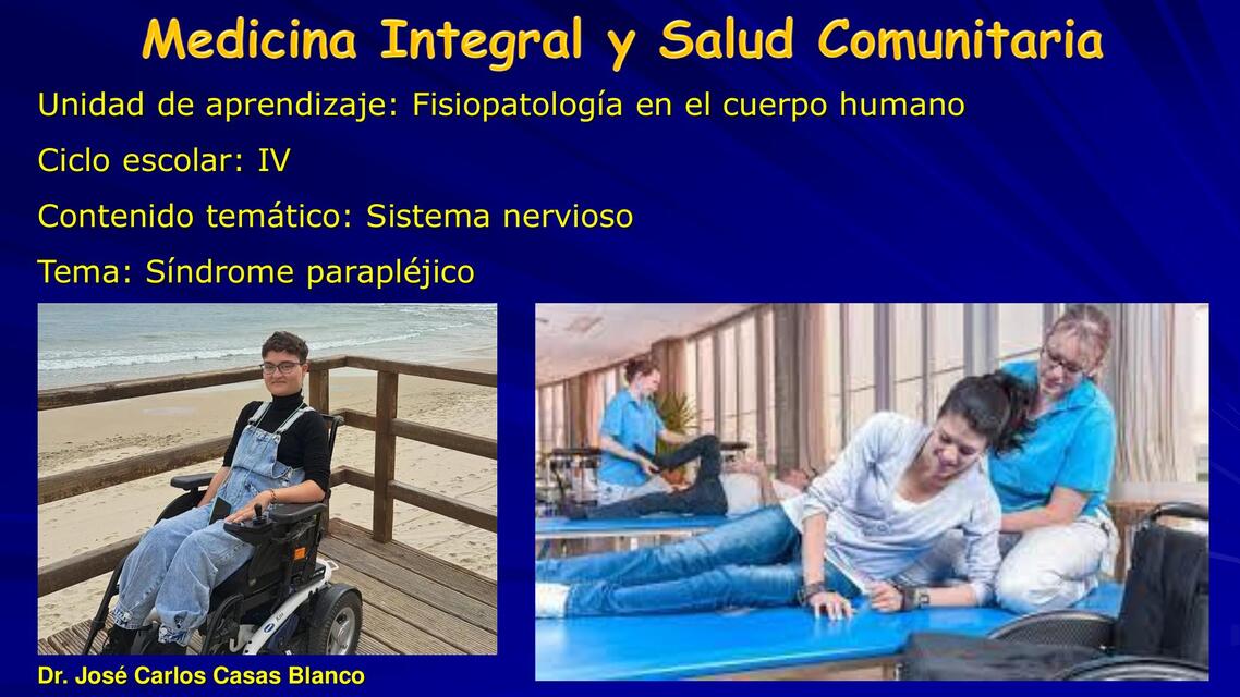 2 Síndrome parapléjico | ROMAN MUÑOA | uDocz