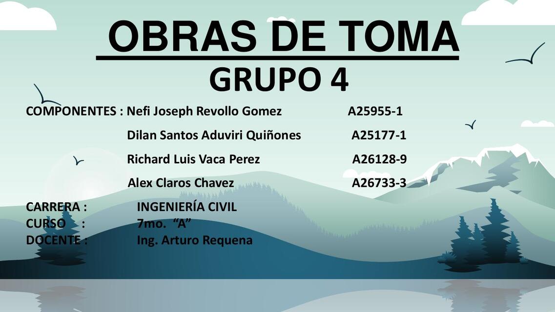 OBRAS DE TOMA | elian | uDocz