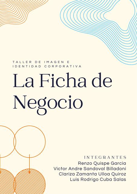 La ficha del negocio | Cristian Parra | uDocz
