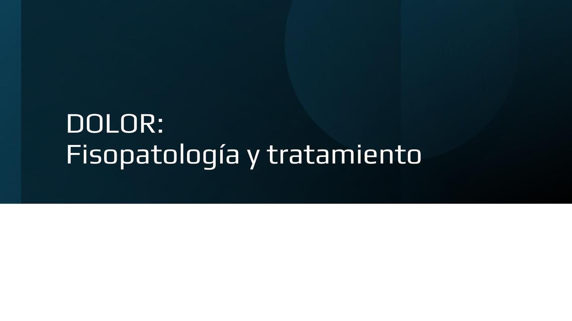Dolor pptx | Cristóbal Hernández | uDocz