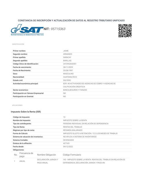 Portal SAT Impresión de RTU Guatemala | Rick Price | uDocz