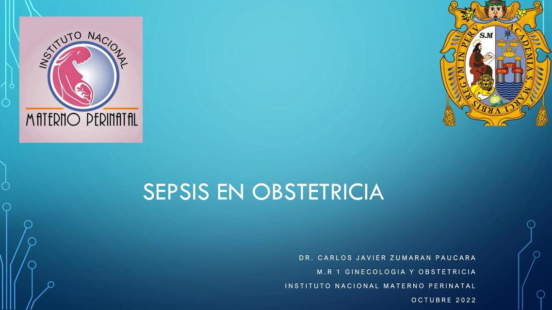 SEPSIS EN OBSTETRICIA | Claudia M. López jurado | uDocz